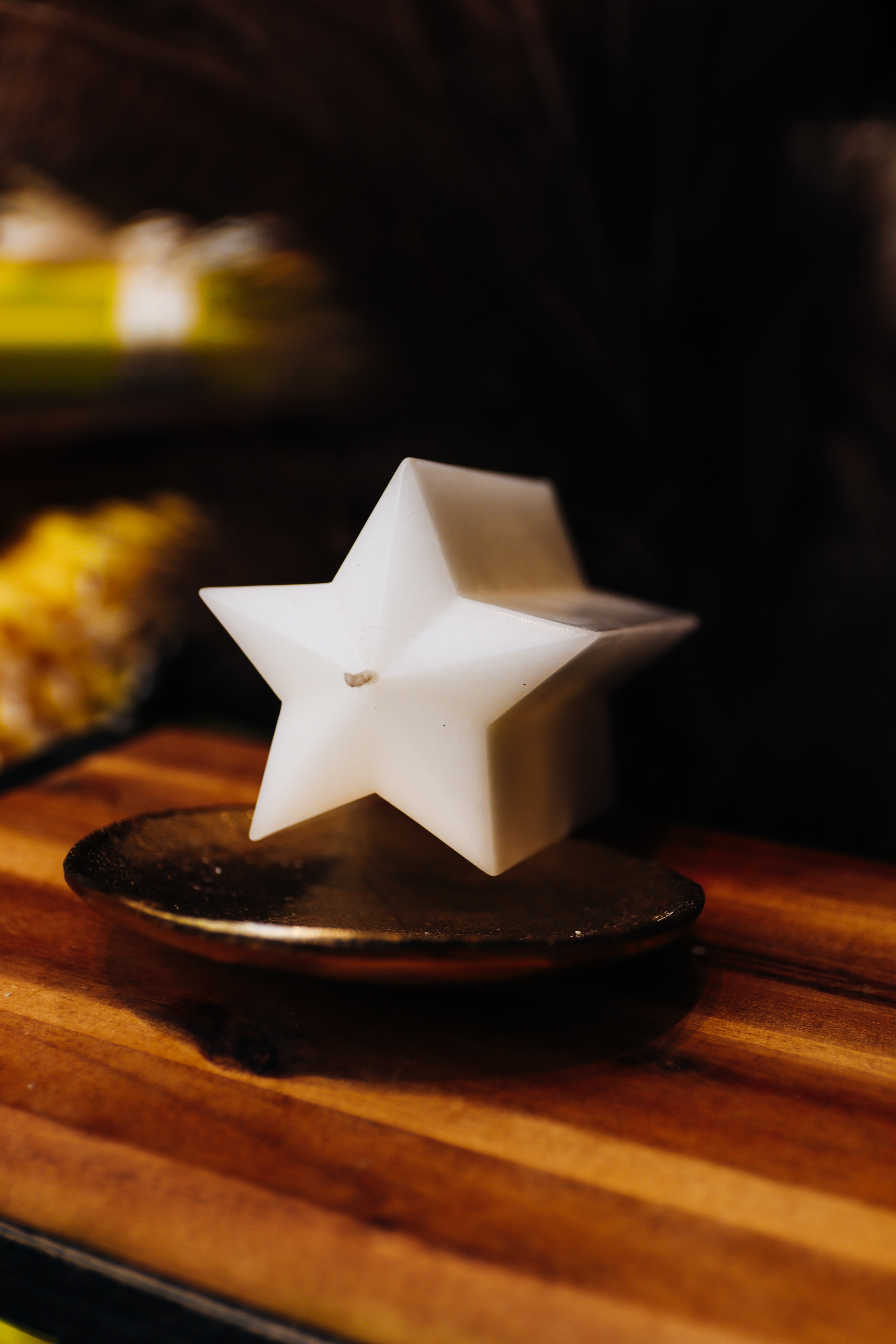 Eco stearin candle "Star" – Sveču Istaba